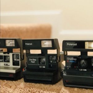 Polaroid | Accents | Vintage Polaroid Camera Bundle | Poshmark